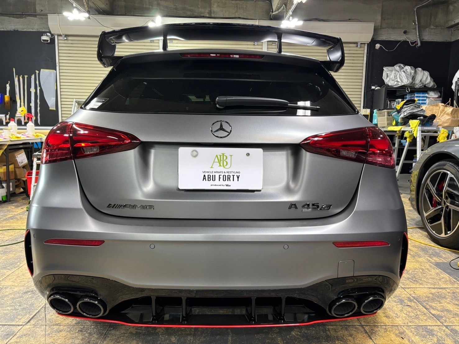 メルセデス A45S – ABU40 京都カーラッピング専門 ｜プロテクションフィルム ペイント 特殊 | 認定施工店 | ボートラッピングも